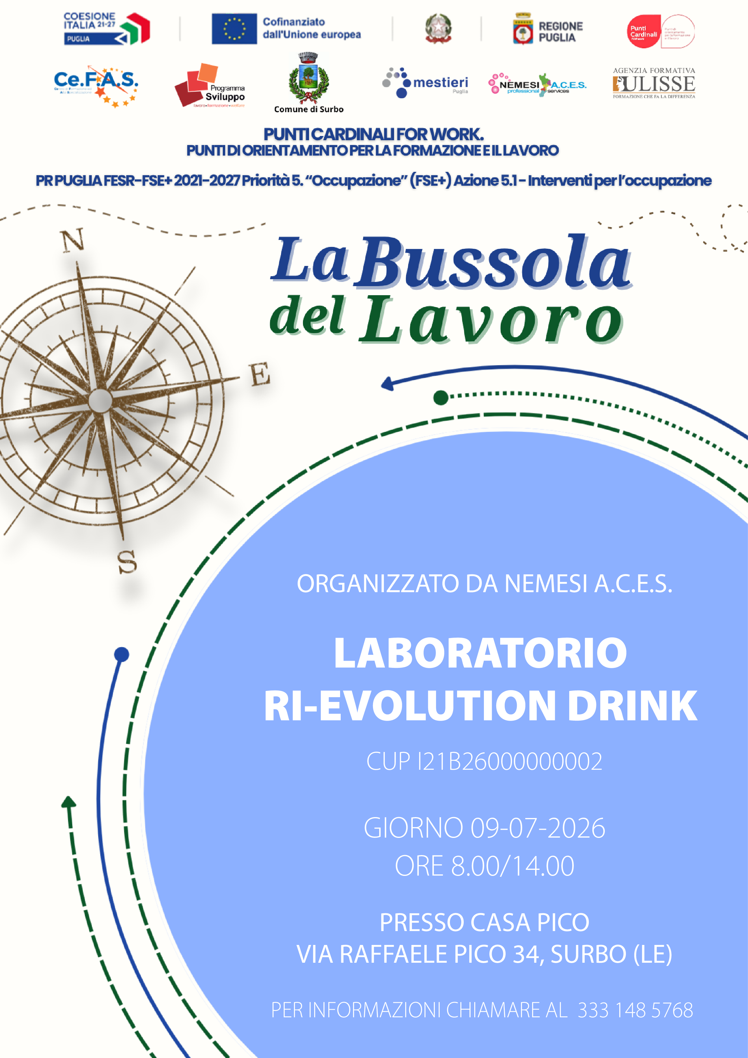 Laboratorio ri-evolution drink - Comune di Surbo